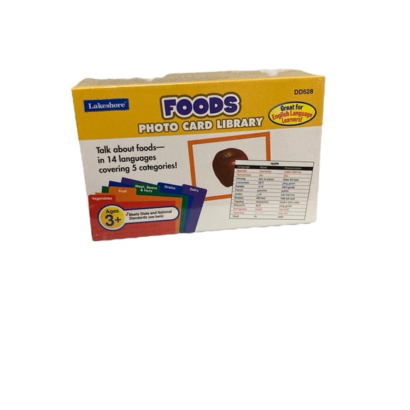 Lakeshore | Toys | Lakeshore Foods Vocabulary Development Photo Cards ...